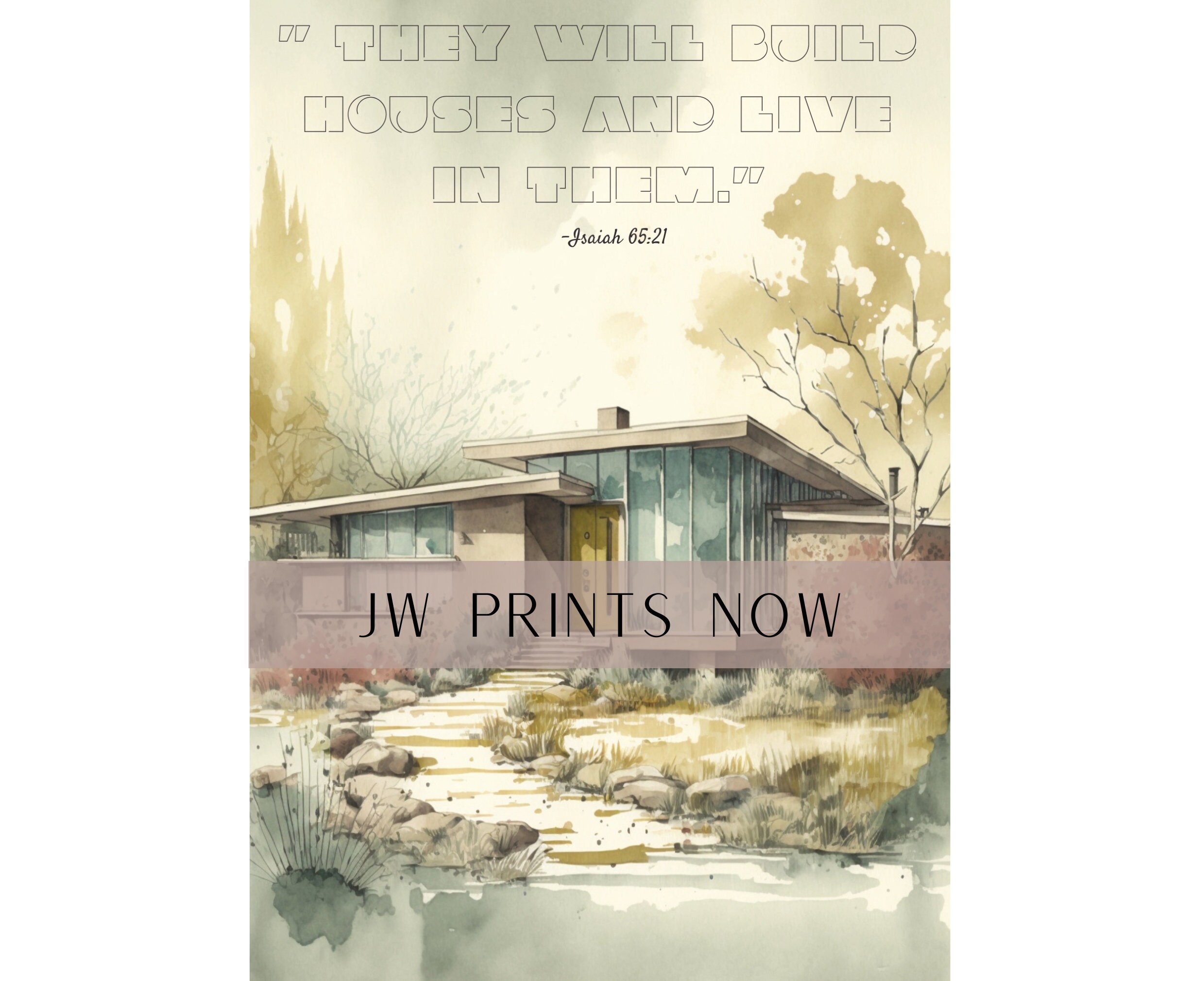 Isaiah 65:21 Art Print PRINTABLE DOWNLOADABLE Digital Art - Etsy
