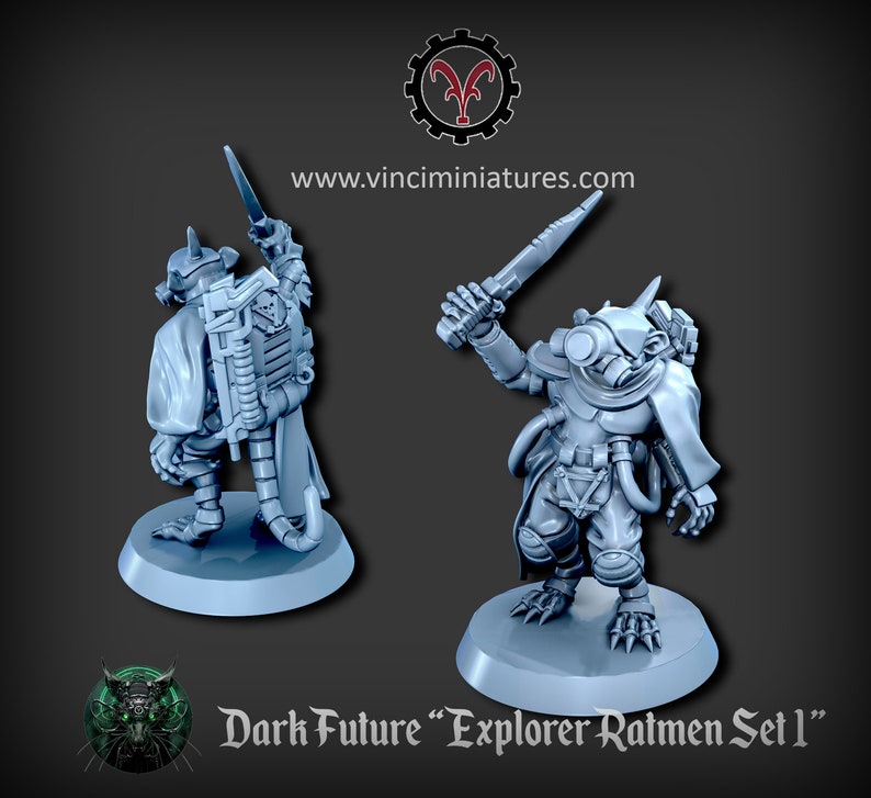 Dark Future Explorer Ratmen SET 1 - Etsy