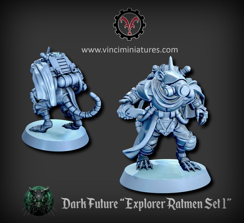 Dark Future Explorer Ratmen SET 1 - Etsy