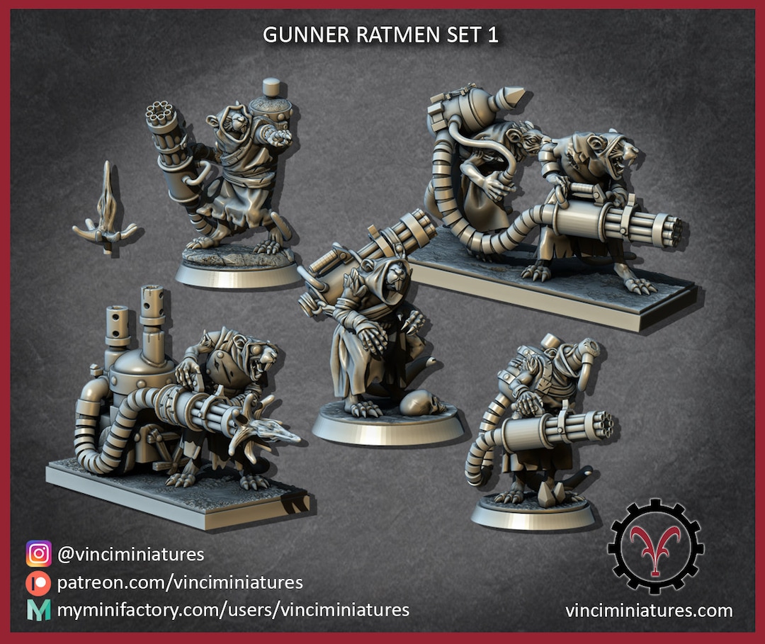 GUNNER RATMEN SET 1 - Etsy