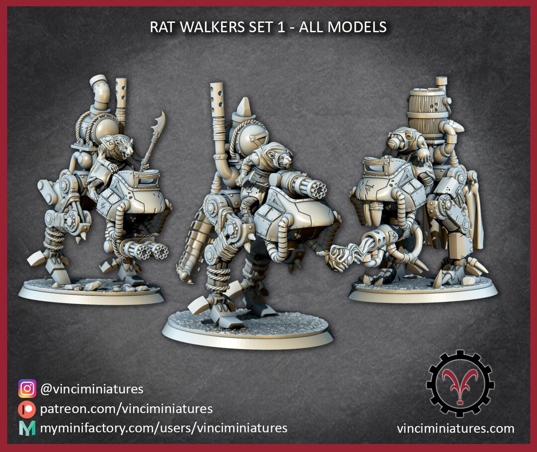 RAT WALKERS SET 1 - Etsy