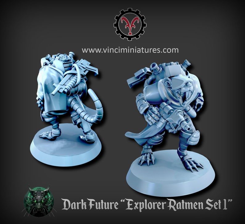Dark Future Explorer Ratmen SET 1 - Etsy