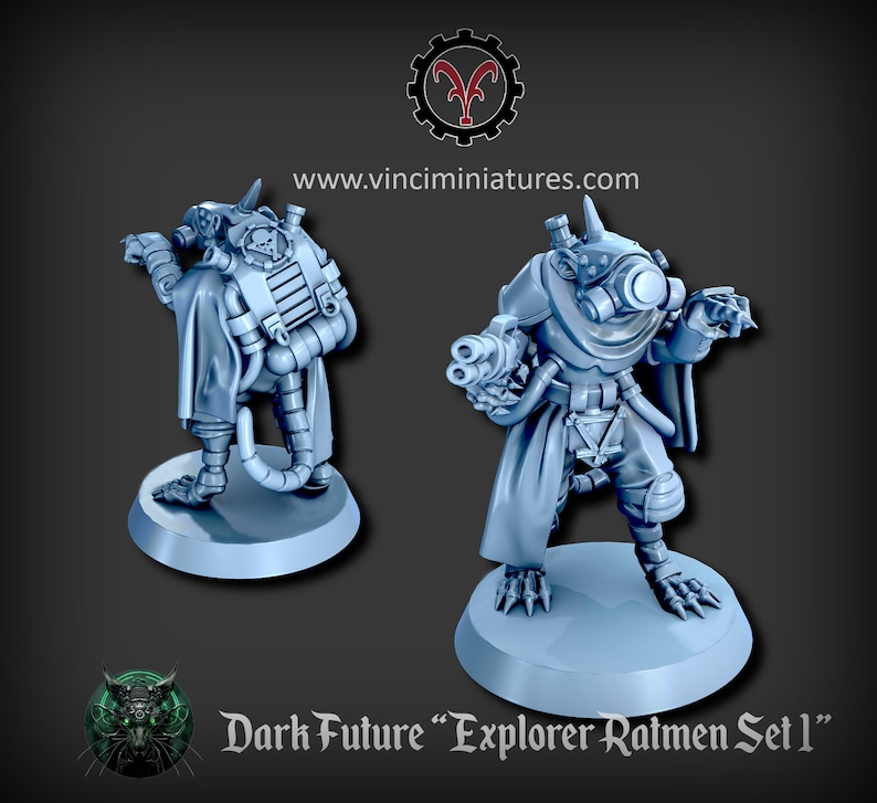 Dark Future Explorer Ratmen SET 1 - Etsy