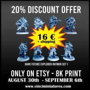 Dark Future Explorer Ratmen SET 1 - Etsy