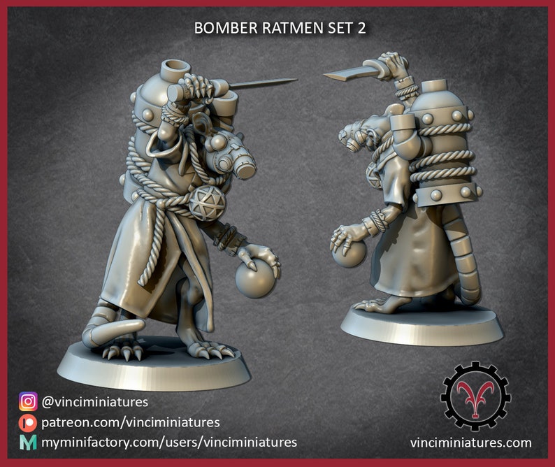 BOMBER RATMEN SET 2 - Etsy