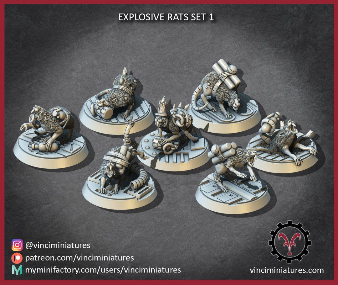 EXPLOSIVE RATS - Etsy