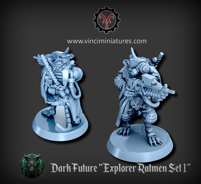 Dark Future Explorer Ratmen SET 1 - Etsy