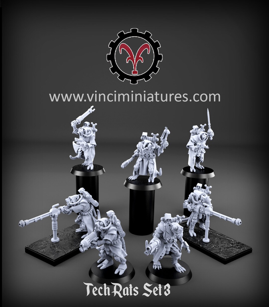 DARK FUTURE Tech Rats Set 3 - Etsy