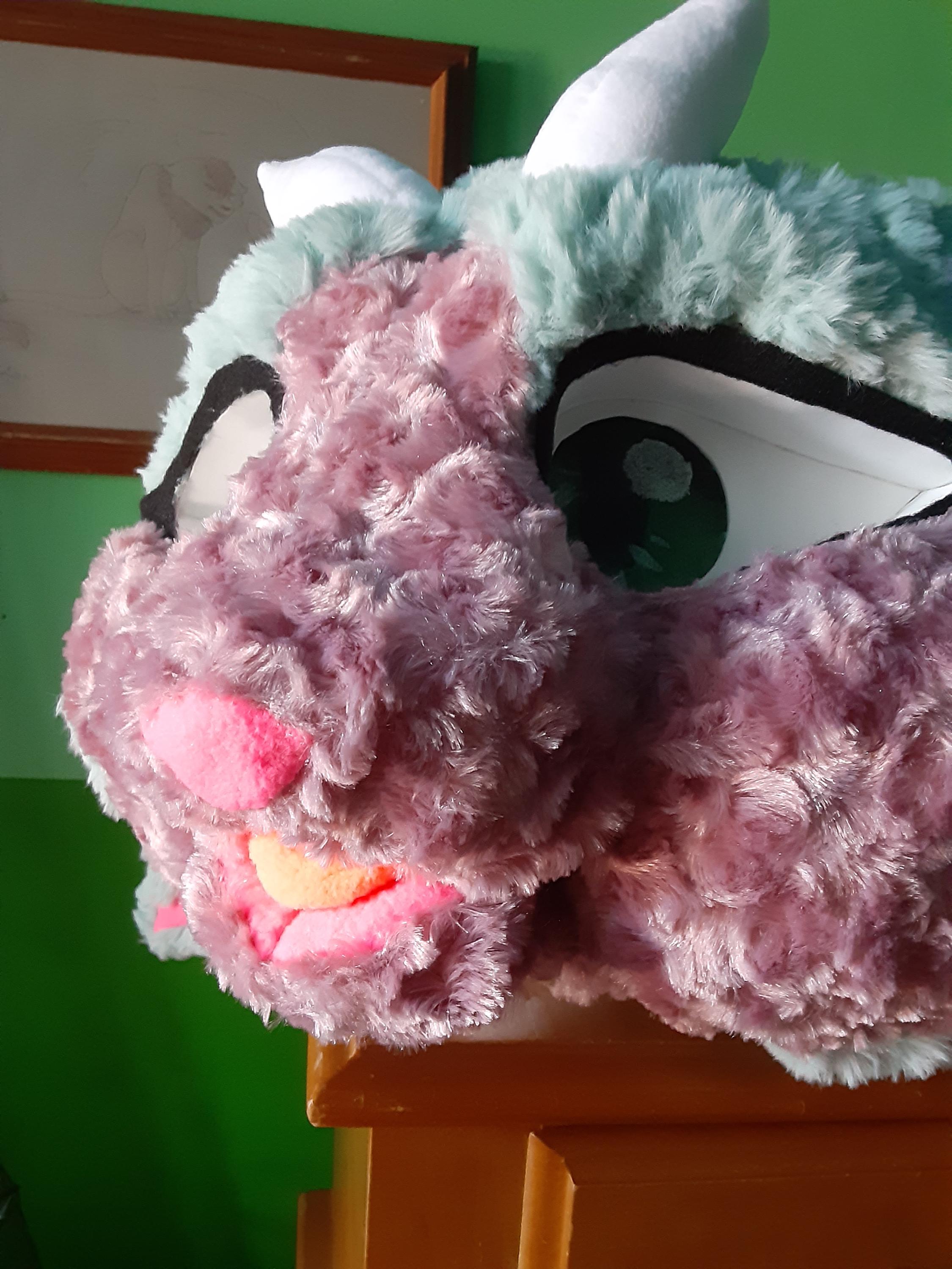 Fox/bunny/deer Hybrid Pre-made Fursuit Head Kemono Style - Etsy