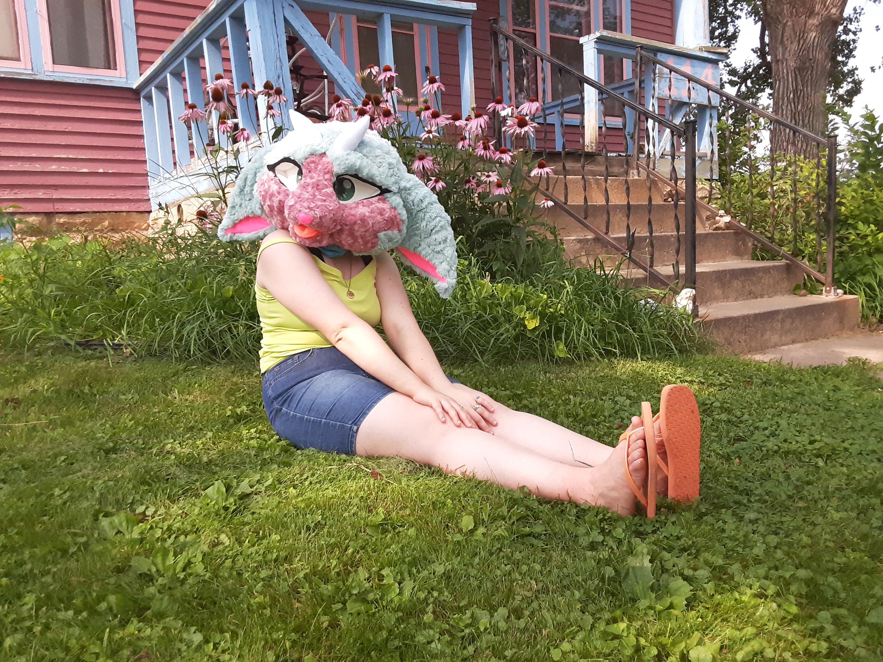 Fox/bunny/deer Hybrid Pre-made Fursuit Head Kemono Style - Etsy