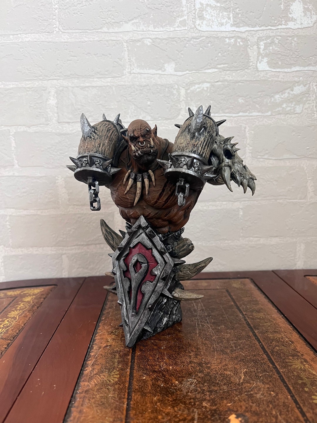 Buste De Garrosh Hellscream - Figurine - Sculpture - 20 Cm - Fan Art ...