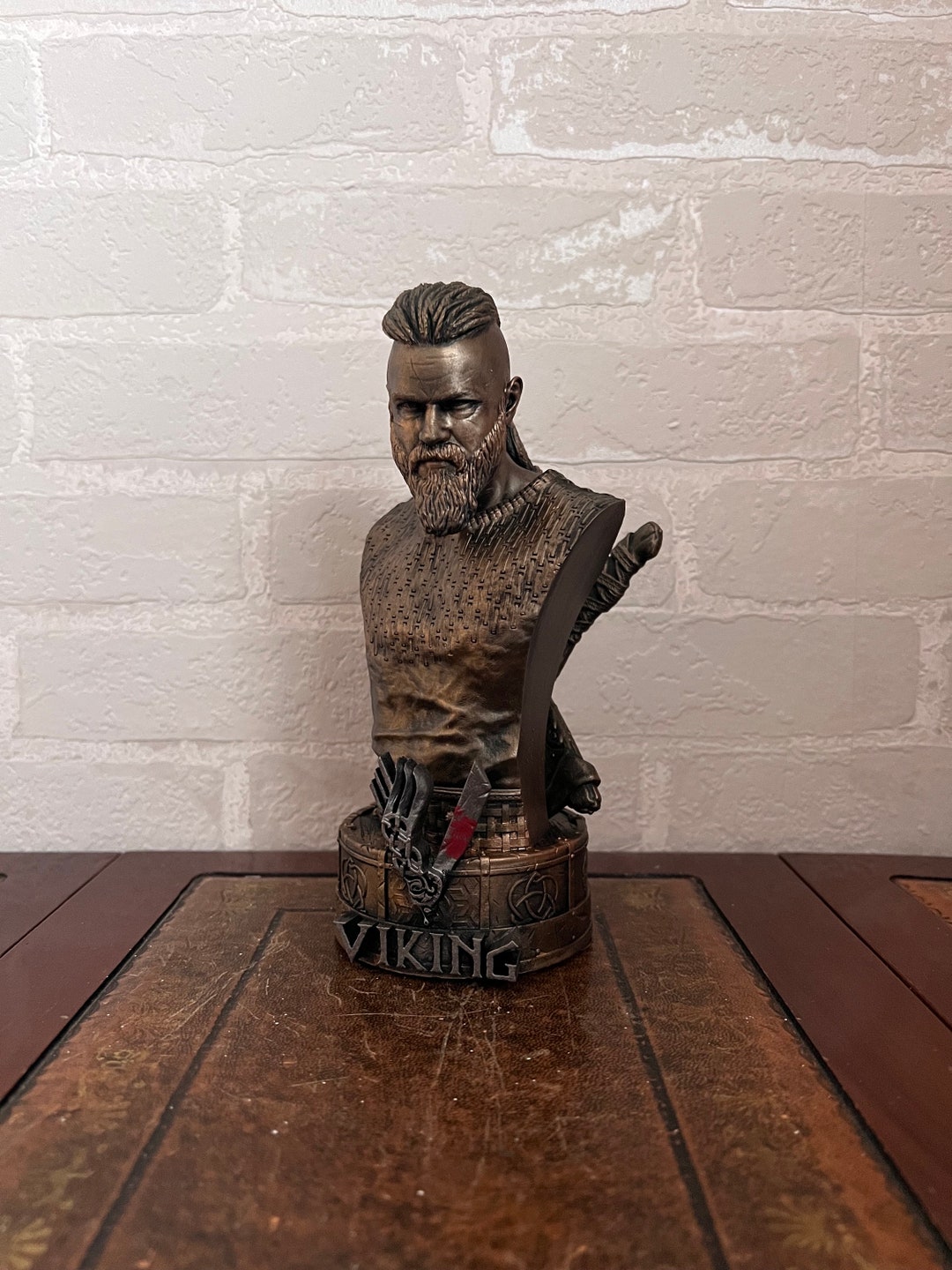 Buste De Ragnar Lothbrok - 15/20/25 Cm - Les Vikings - Fan Art ...