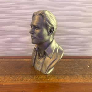 Johnny Depp Bust - Fan Art - Statue - Figure - Gift - Birthday ...