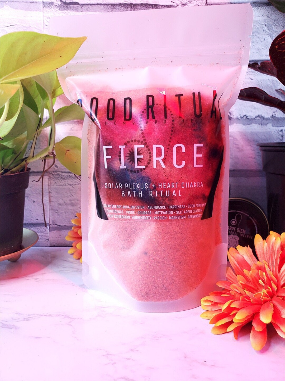 Fierce Ritual Bath Leo SZN Aura Cleanse Confidence Solar Plexus Heart ...