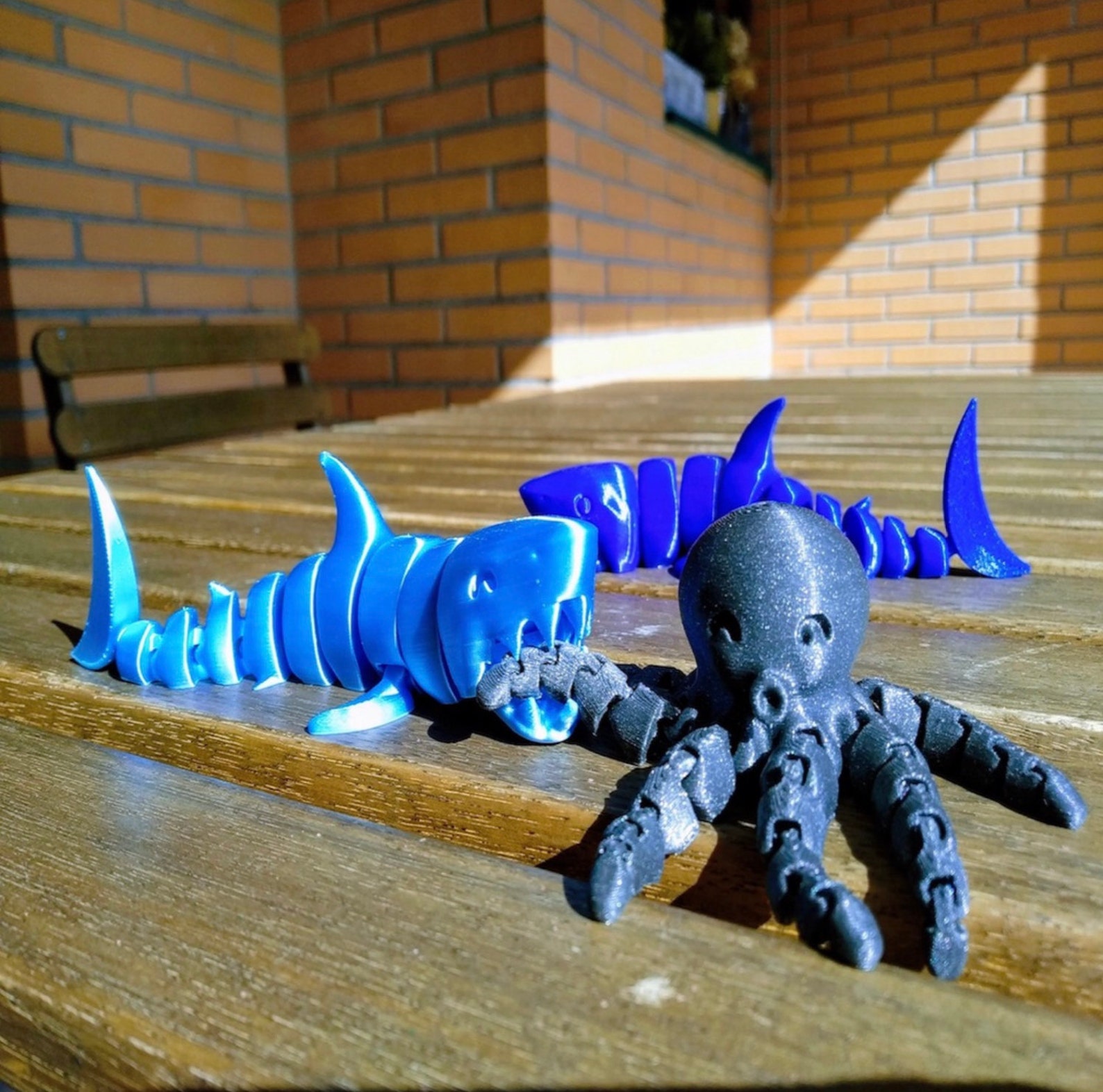 3D Articulated Shark Desk Toy fidget Toy Great Gift Idea | Etsy