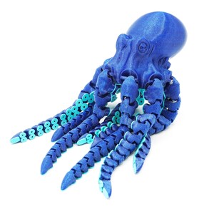Articulating Octopus 2.0 Toy – 3D Printed Fidget Desk Decor | Stress ...