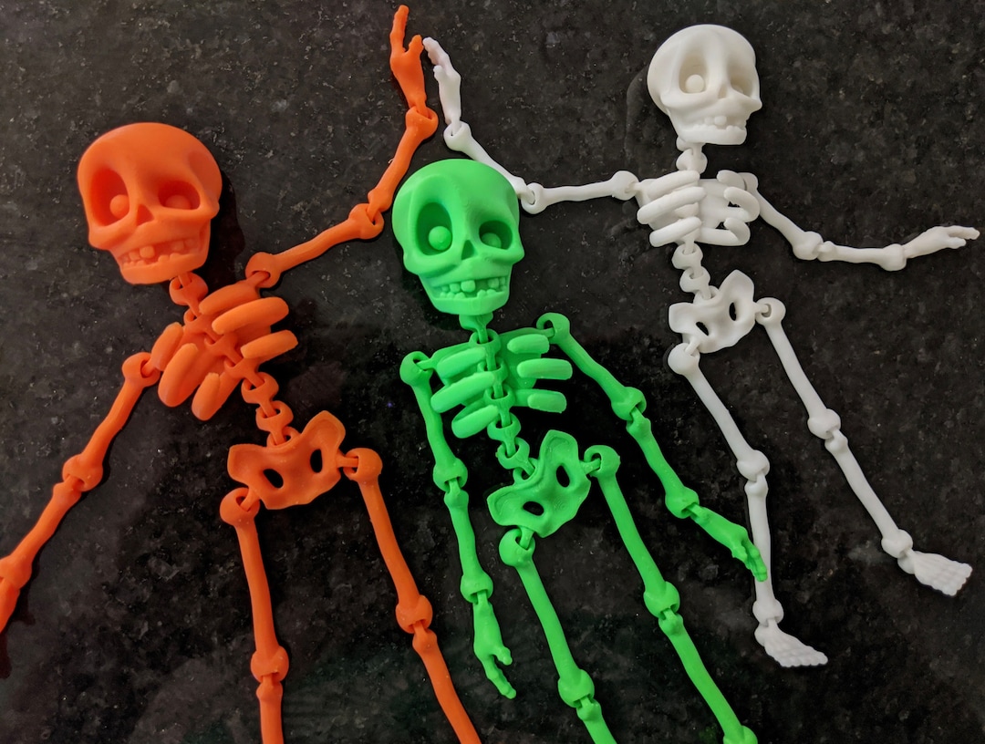 Cute Flexi Articulated Flexible Skeleton | Halloween Decoration ...