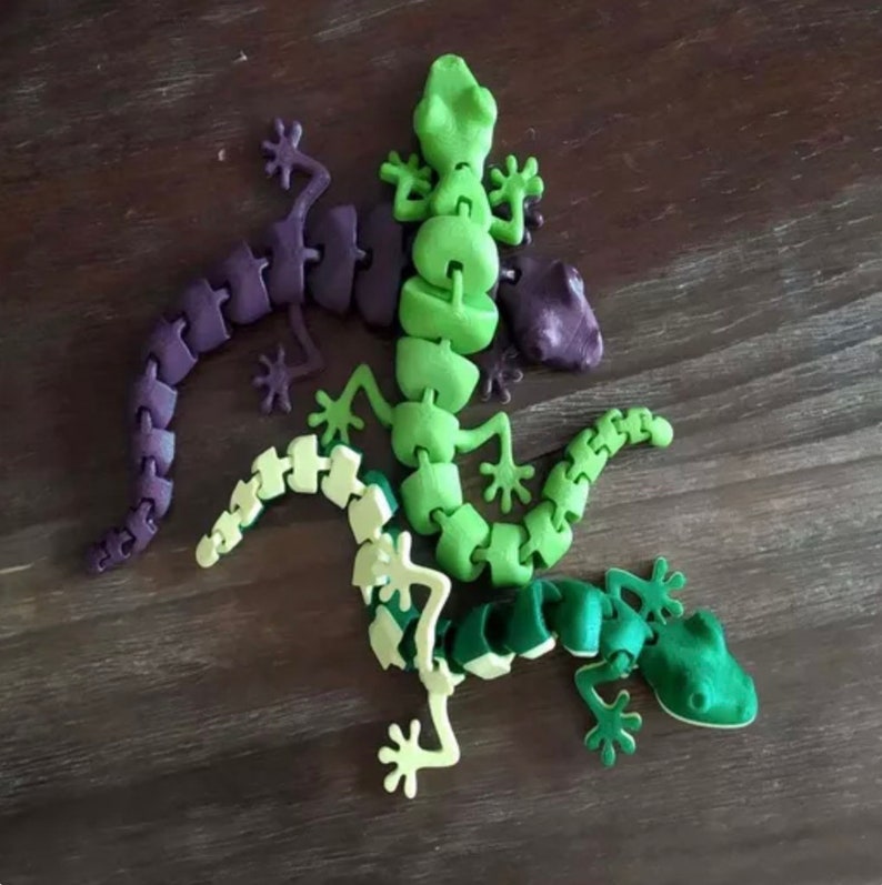 Flexi Lizard / Lizard Toy / Articulated Animal / Animal Toy / Home ...