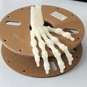 3D Printed Articulating Skeleton Hand for Halloween Decor | Halloween ...