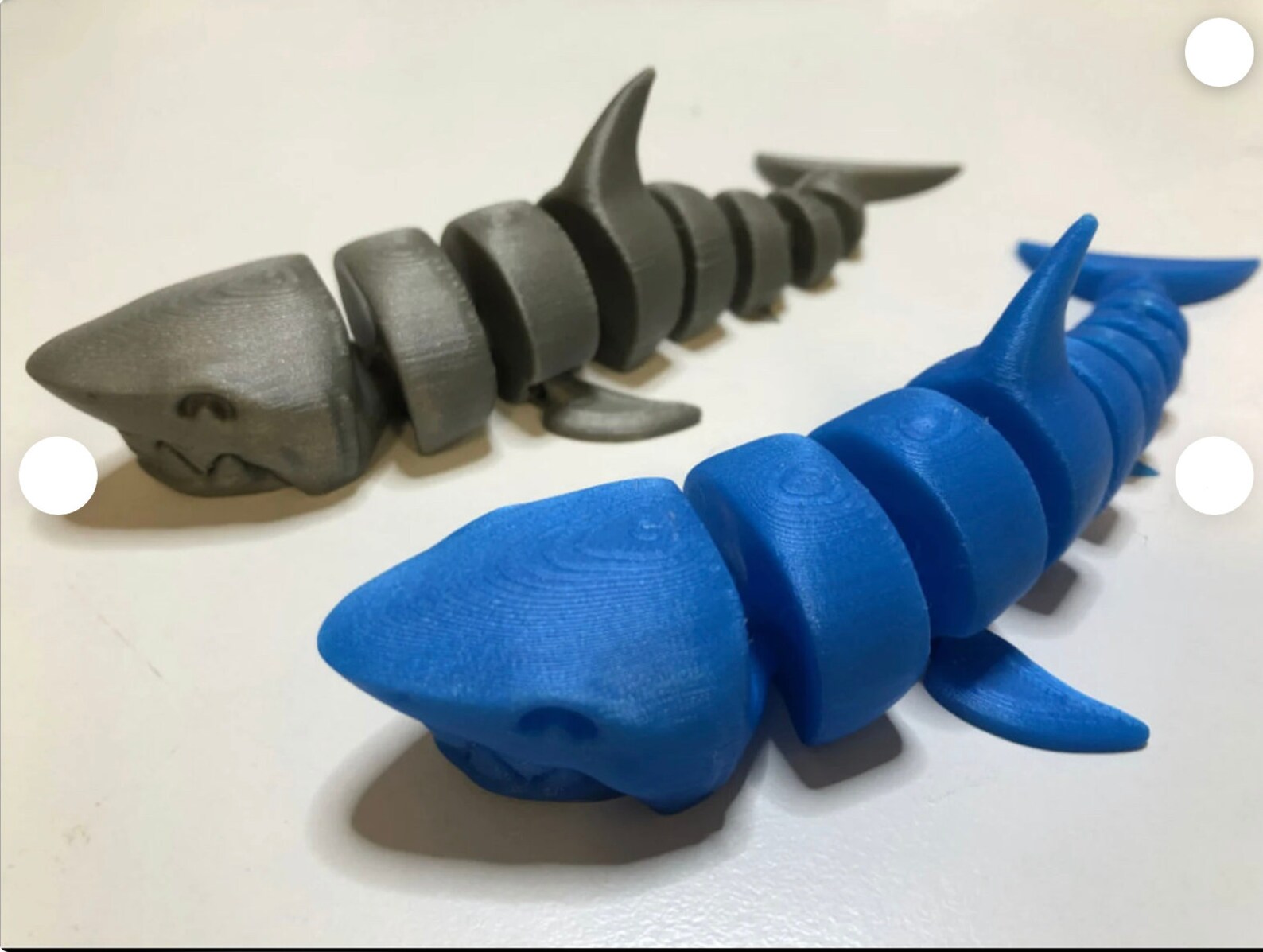 3D Articulated Shark Desk Toy fidget Toy Great Gift Idea | Etsy