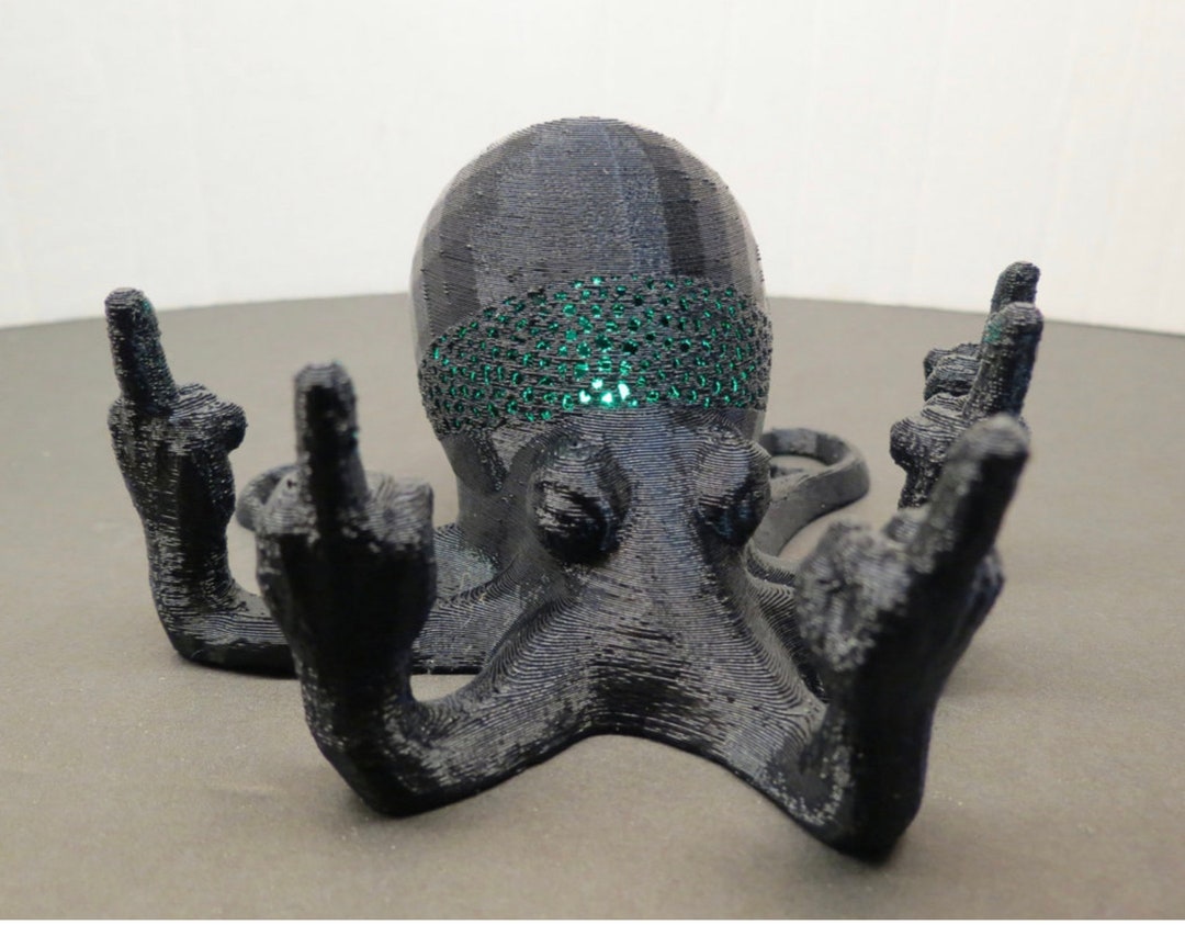 Middle Finger Octopus AKA Fuckoctupus V2 - Etsy Australia