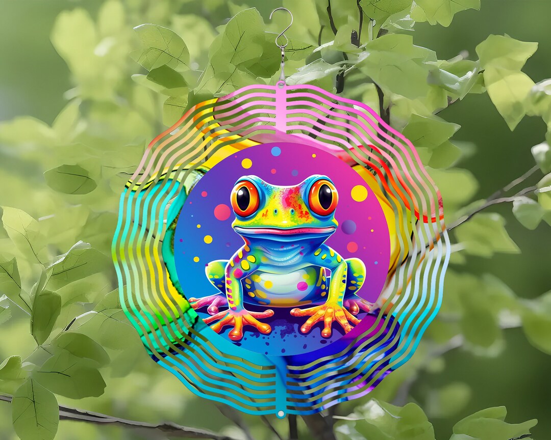 Wind Spinner Png | Frog | Digital Download | Wind Spinners for Outdoors ...