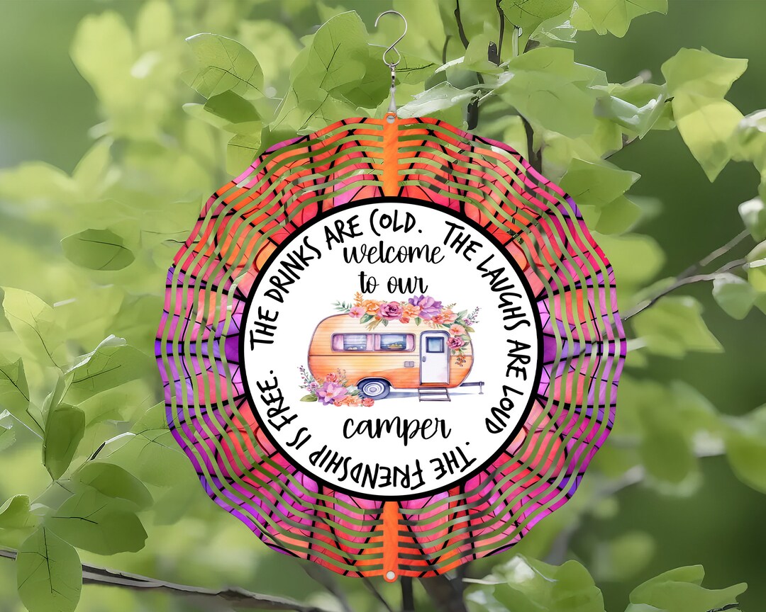 Wind Spinner Png | Welcome to Our Camping | Digital Download | Wind ...