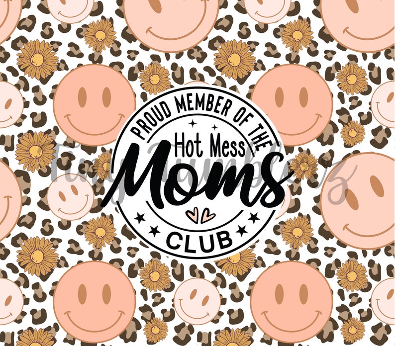 Proud Member of the Hot Mess Moms Club SEAMLESS 25 Oz - Etsy