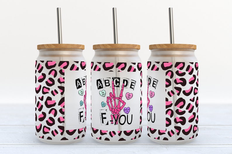 16 Oz Libbey Glass Can Tumbler Sublimation Design Design Etsy Australia