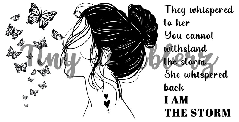 I Am The Storm 16 Oz Libbey Glass Can Tumbler Sublimation Etsy