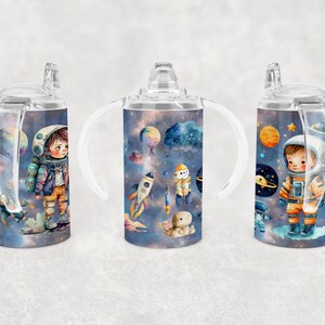 Astronauts - in Space - 12oz Sippy Kid Cup Wrap - Straight ...