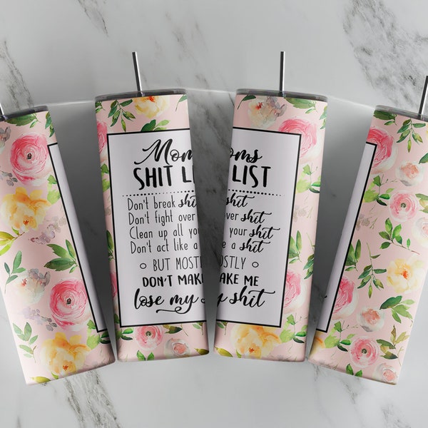 Moms Shit List - Etsy