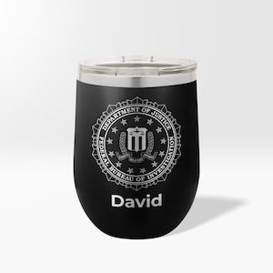 FBI Logo Tumbler , Tumblers for FBI , Department of Justice Seal ...