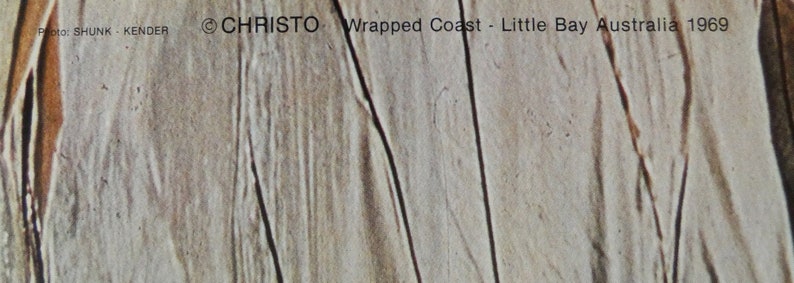 Christo - Wrapped Coast - Etsy