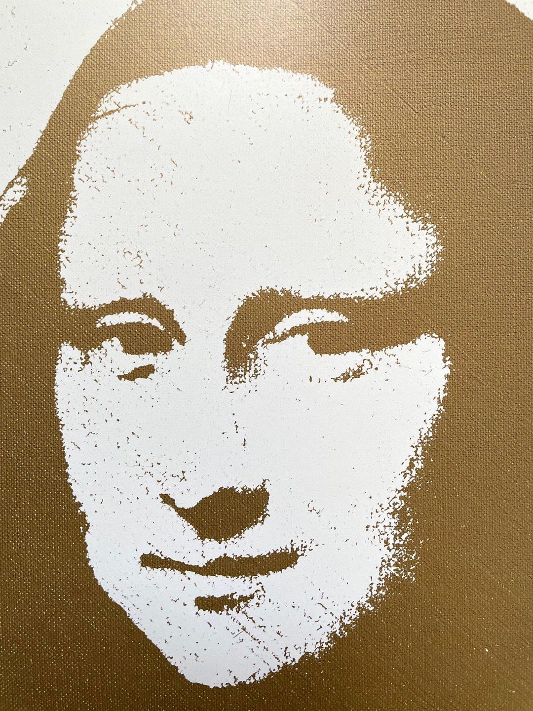 Andy Warhol "two Golden Mona Lisa" - XL - Etsy