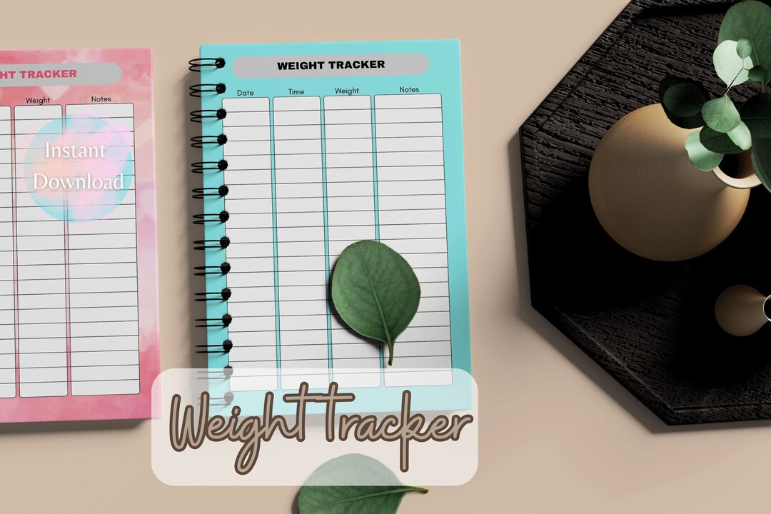 Digital Simple Weight Tracker | Instant Download | Weight Loss Tracker ...