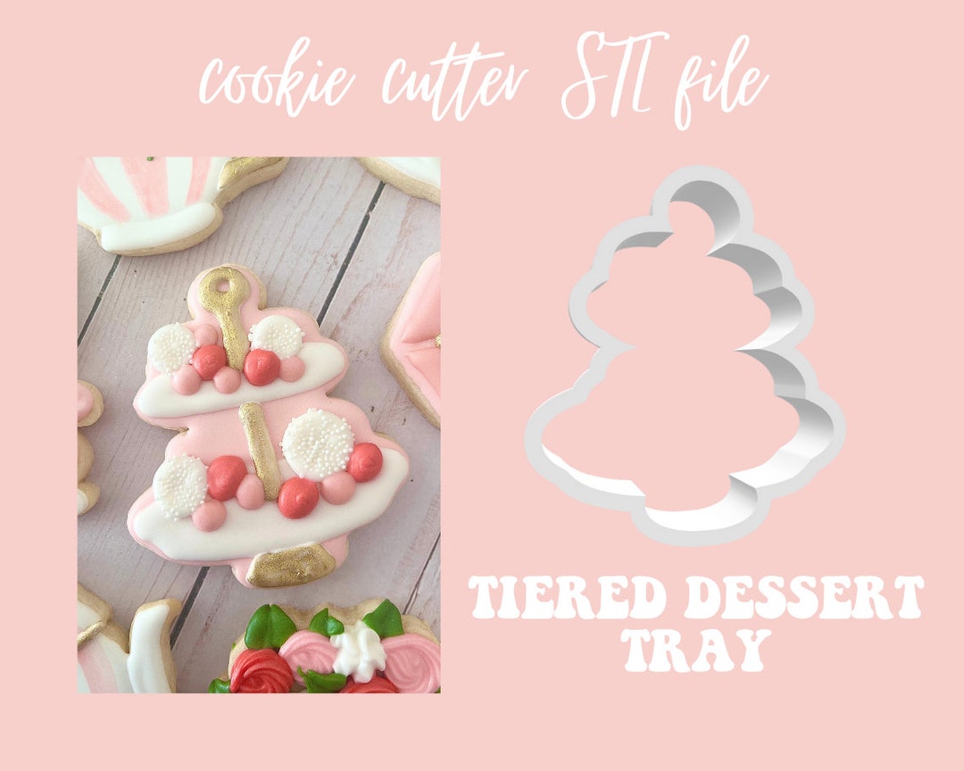 Tiered Dessert Tray - STL File - Etsy