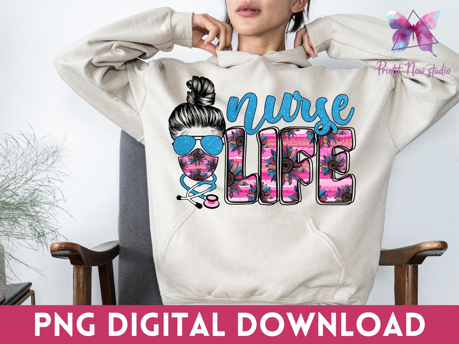 Nurse Life Sublimation Design Downloads Nurse Png Nurse - Etsy