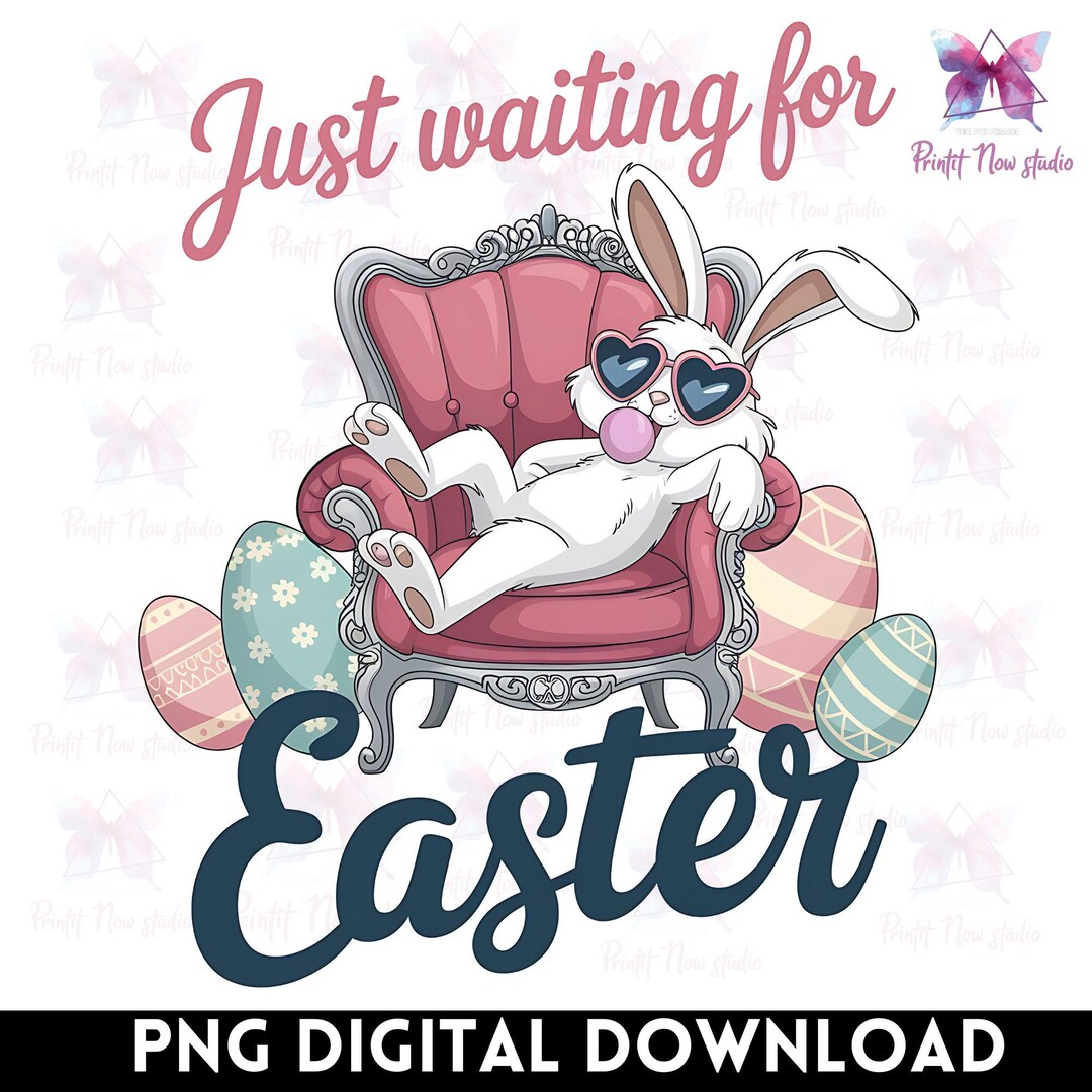Just Waiting for Easter Png, Easter Christian Png, Jesus Easter Png ...