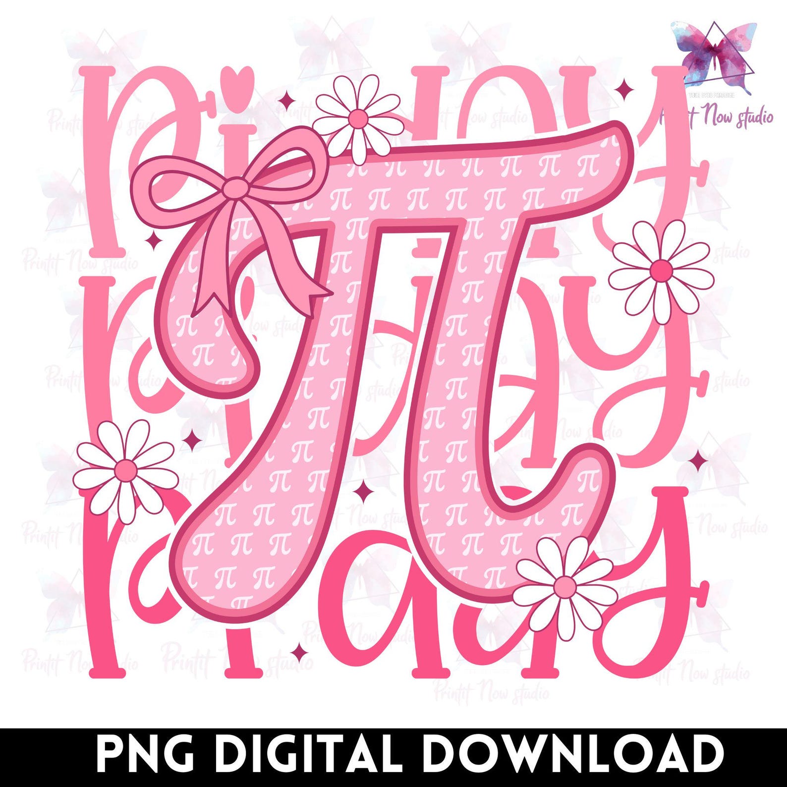 Pink Pi Day Coquette PNG, Teacher Math Png, 3.14 Day PNG, Bible Verse ...