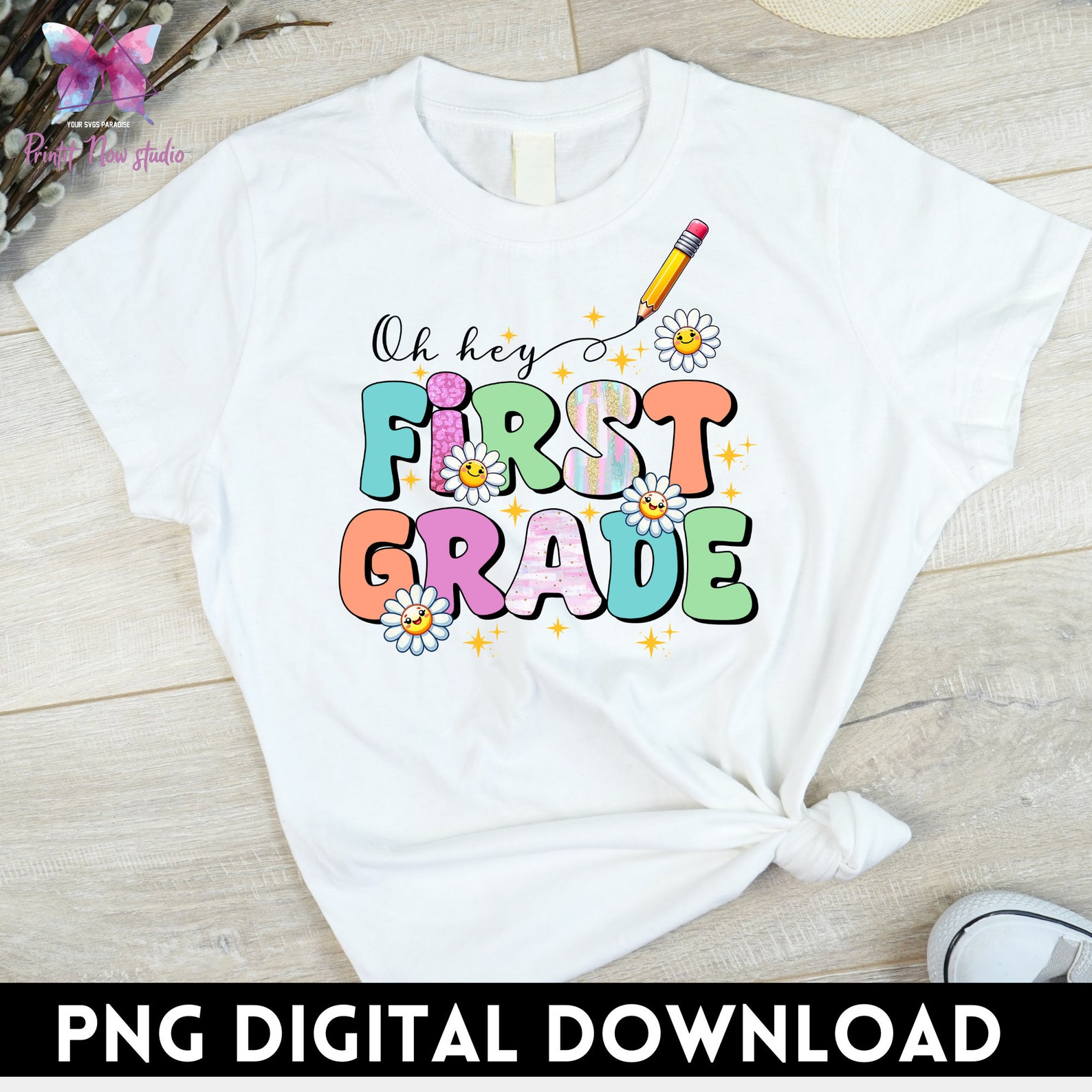 Hello First Grade Png Hello 1st Grade Colorful PNG, Back to School PNG ...