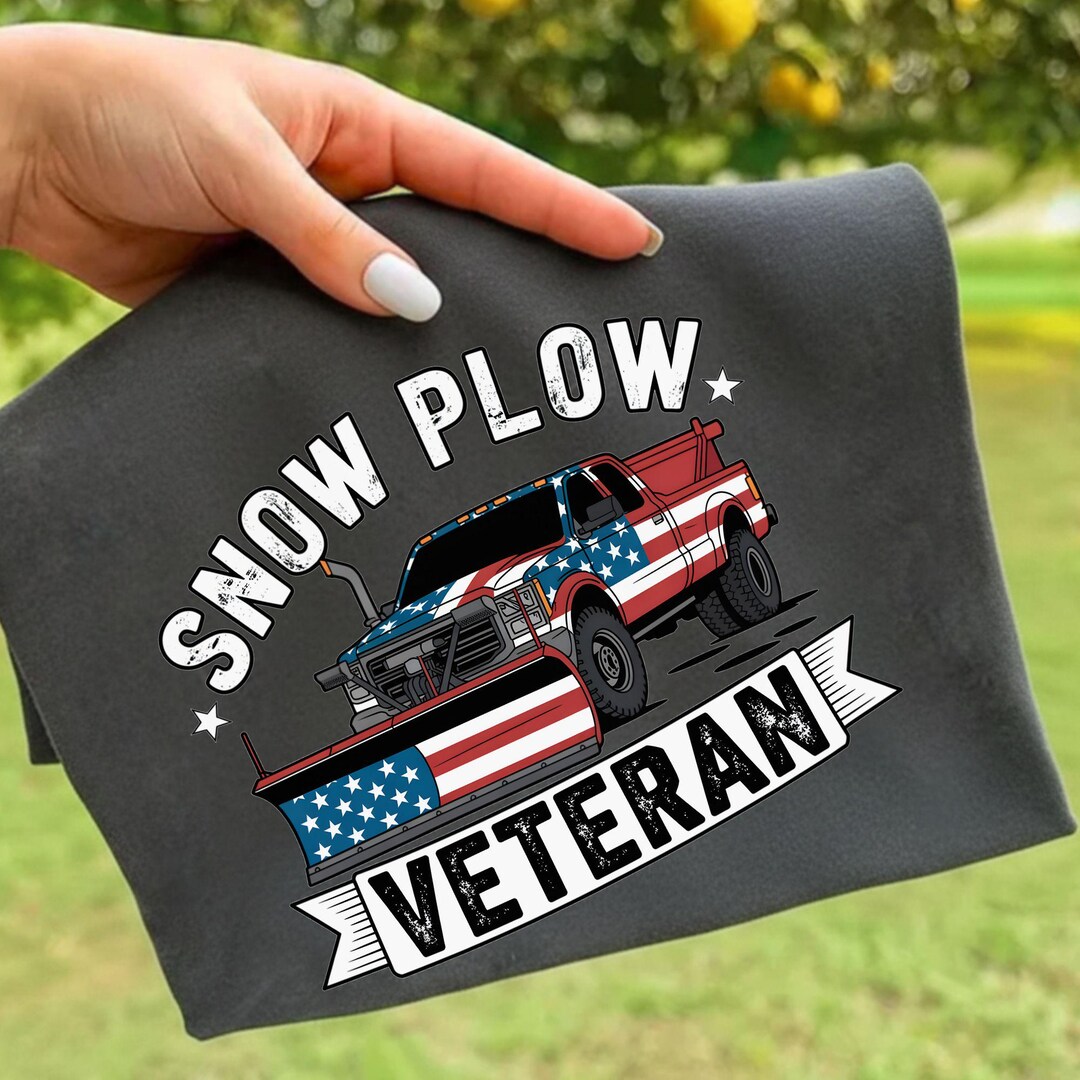 Snow Plow Veteran PNG, Funny Snowplow Operator Design, Winter Work ...