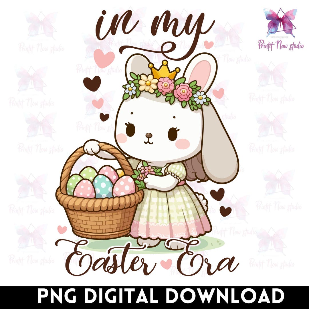 In My Easter Era Png, Easter Vibes Png, Happy Easter Png Coquette Easter Png, Easter Popular Png ...