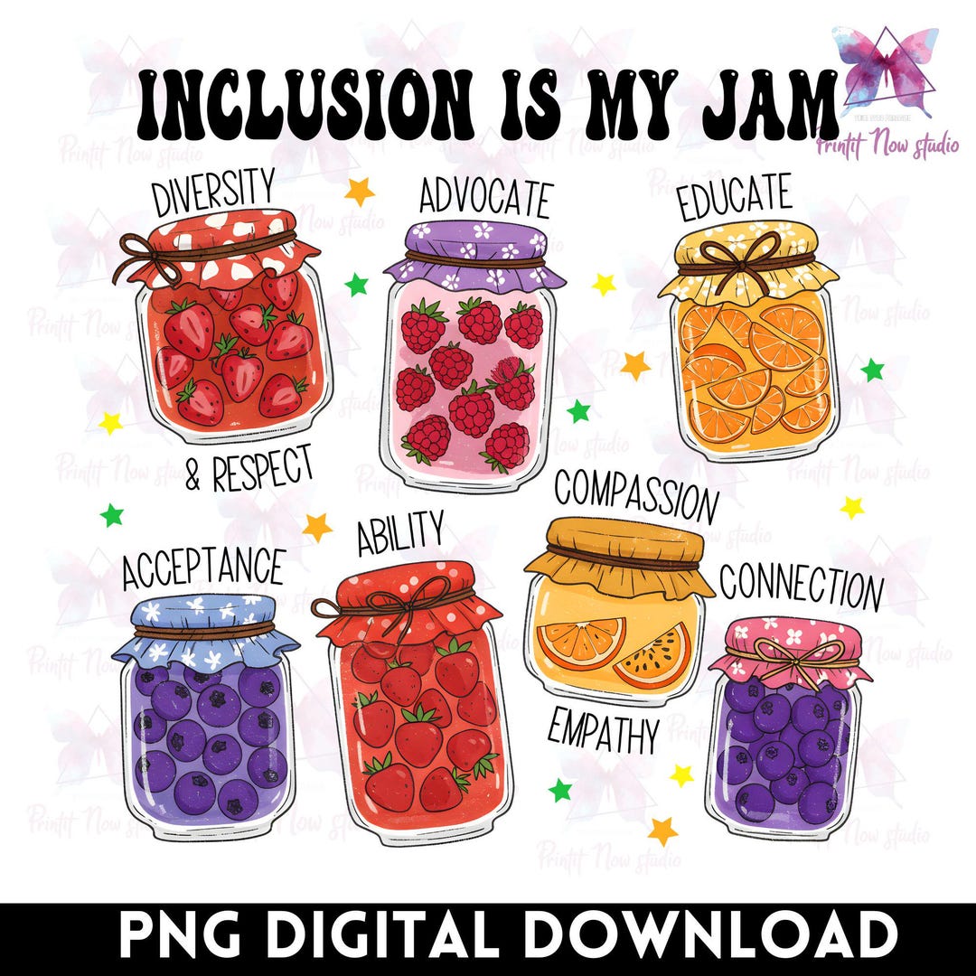 Inclusion is My Jam PNG: Autism Awareness, Equality Advocate (digital ...