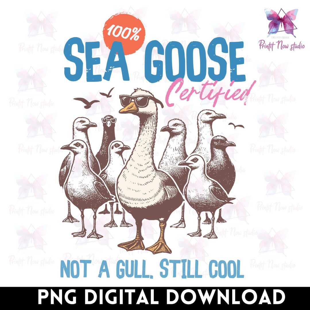 Seegans Png, Girly Png, beachy Gans Design, Gans Png, lustige Gans Png ...