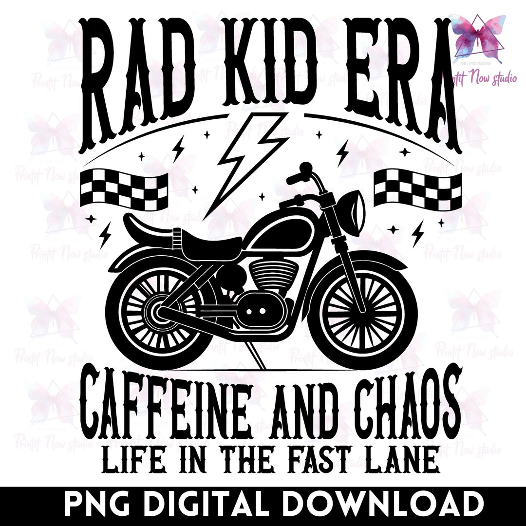 Rad Kid Era SVG Png, Rad Kid Era PNG, Trendy Toddler & Cool Kid Shirt ...