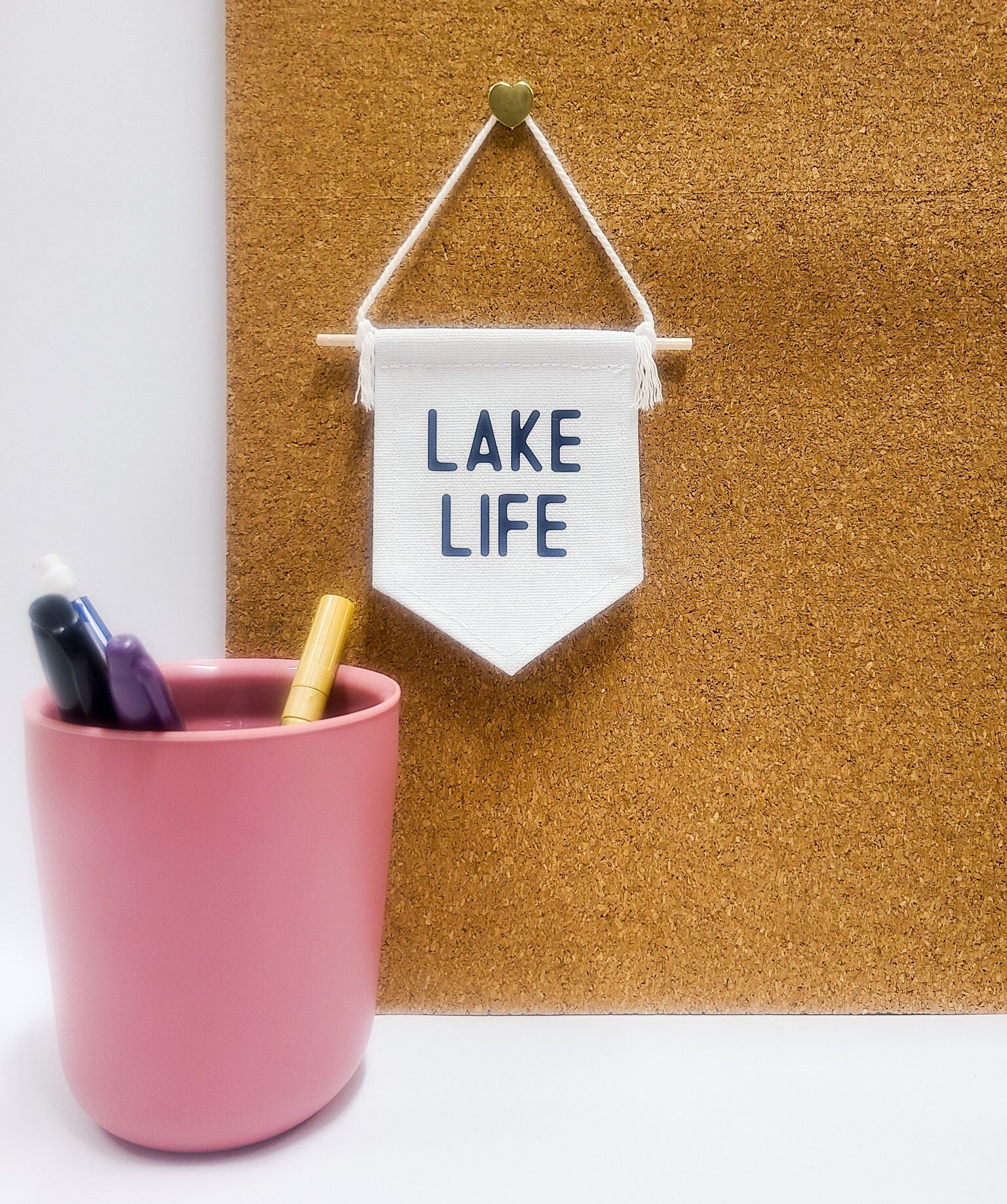 Lake Life Wall Hanging Banner Wall Banner Canvas Wall Banner Home Decor ...