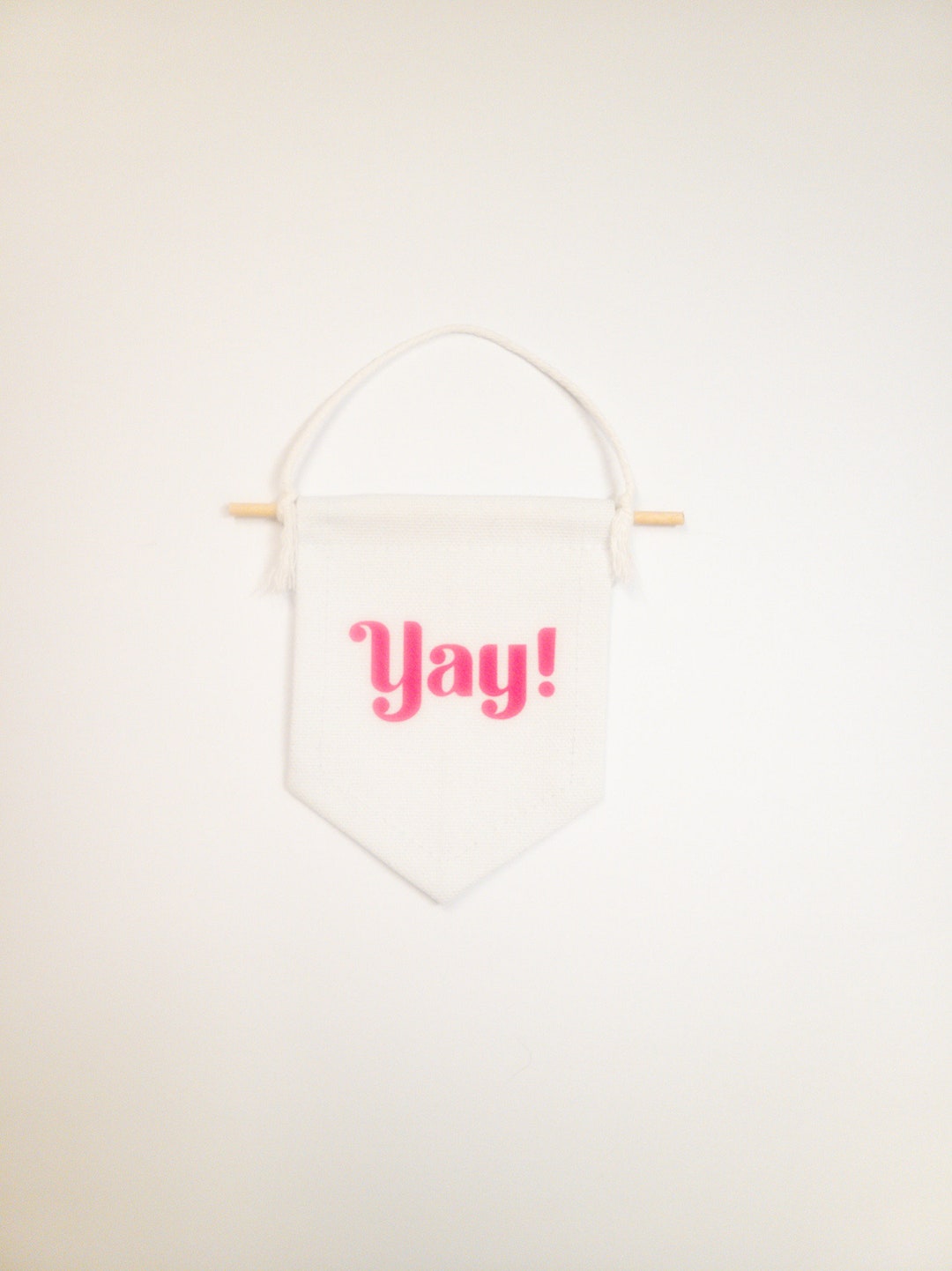Yay Wall Hanging Banner | Wall Banner | Canvas Wall Banner | Home Decor ...