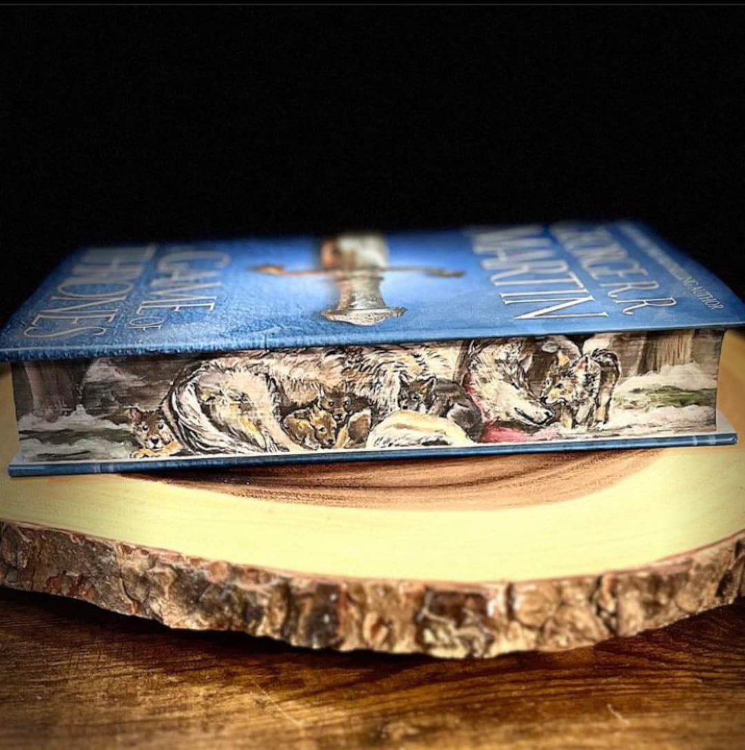 Game of Thrones Fore Edge Painting | Hand Painted | Watercolor | George ...