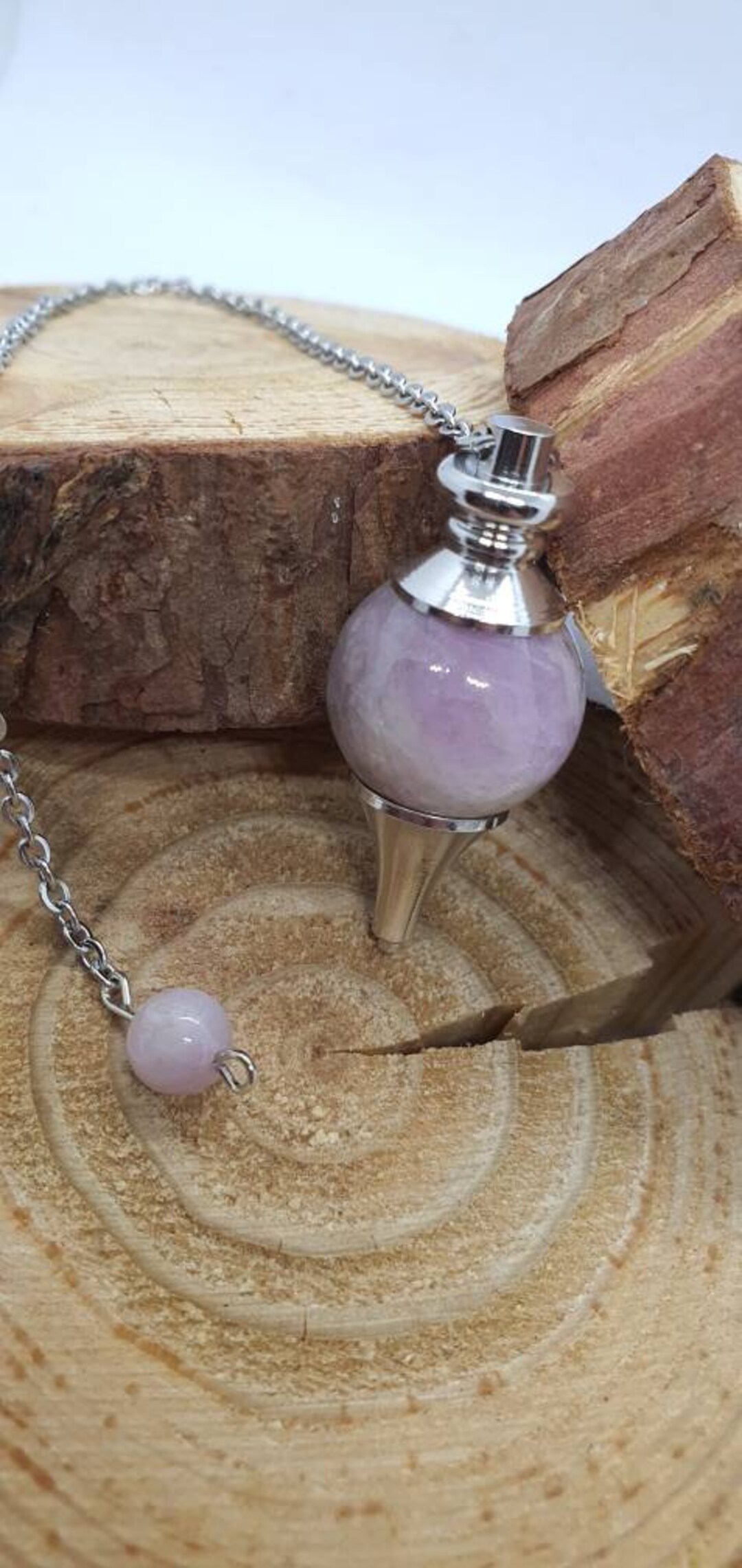 Pendulum for Sephoroton, Kunzite, Dowsing, Divination - Etsy